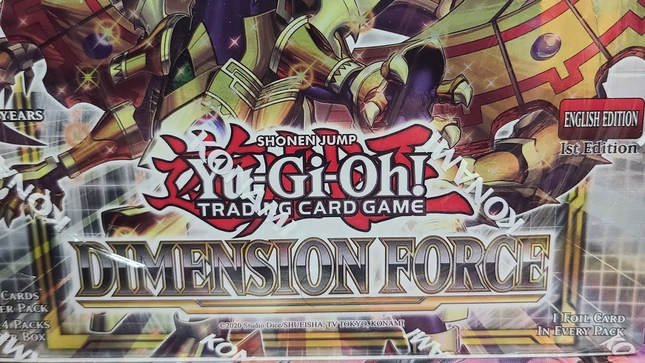 Opening NEW Yu-Gi-Oh! Dimension Force Booster Box! - YouTube