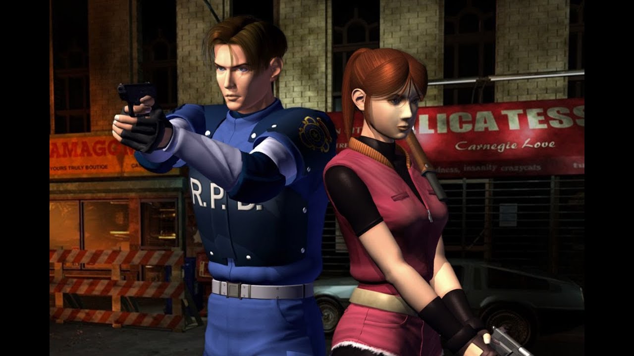 RESIDENT EVIL 2 CLASSIC, scenery A, LEON. - YouTube
