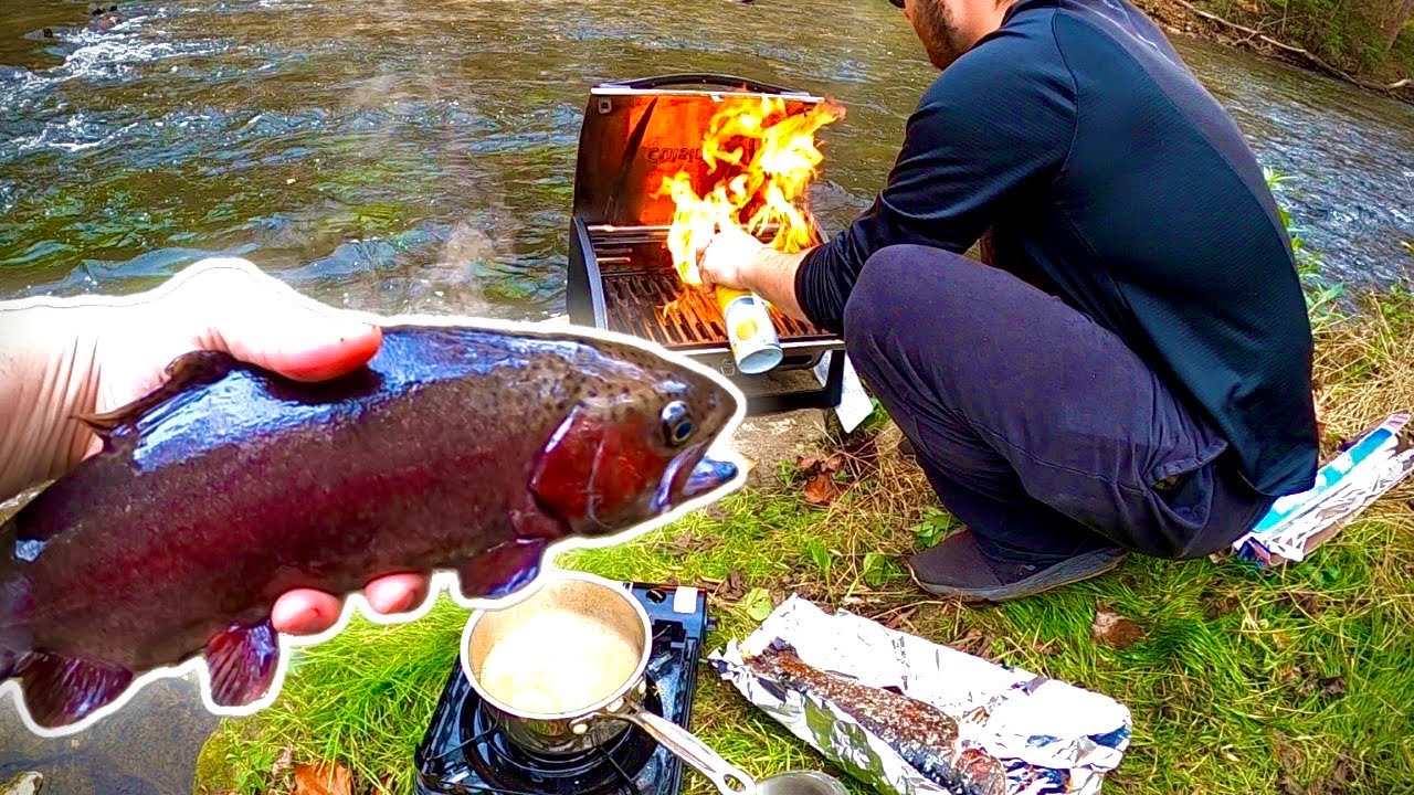 RE-CREATING A GORDON RAMSAY Recipe RIVERSIDE | FLY Fishing + Catch and ...