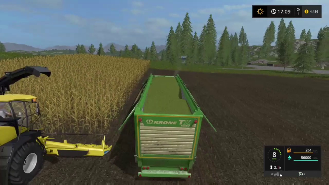 Farming simulator 17. Corn silage - YouTube