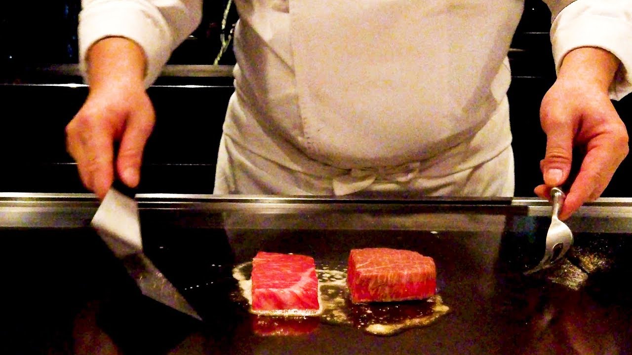 Amazing Kobe Beef Dinner! - Hyatt Regency Tokyo Teppanyaki Grill ...