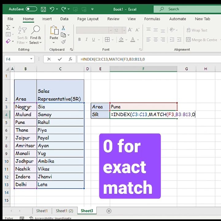 How To Use Index And Match Functions In Excel Shortfeed Excel Shorts 1920