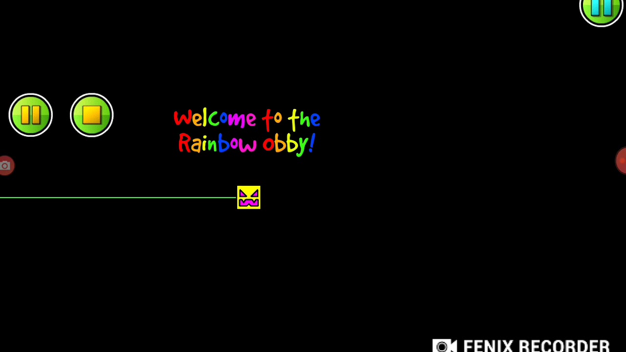 The Rainbow Level In Geometry Dash Preview Youtube
