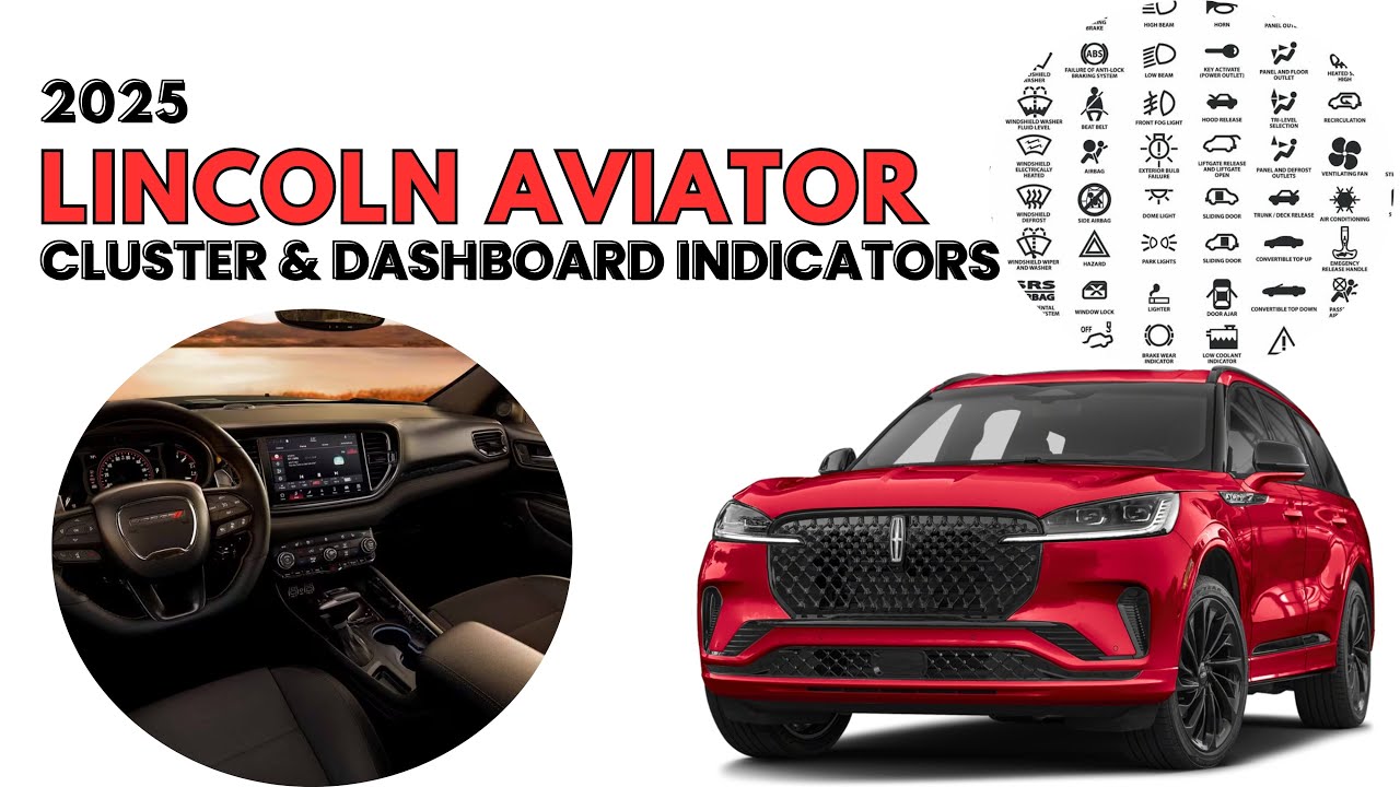 2025 Lincoln Aviator Cluster Display & Dashboard Indicators Guide - YouTube