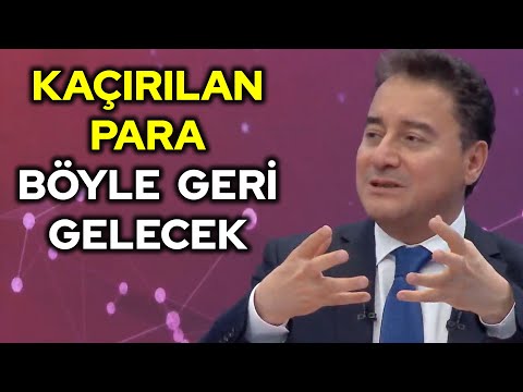 Ali Babacan yurt dışına kaçırılan paraları Türkiye'ye nasıl geri getireceğini anlattı