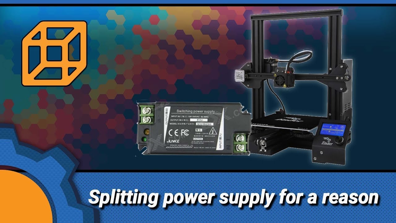 3D Printing - Creality Ender 3 power upgrade for Octoprint server - YouTube