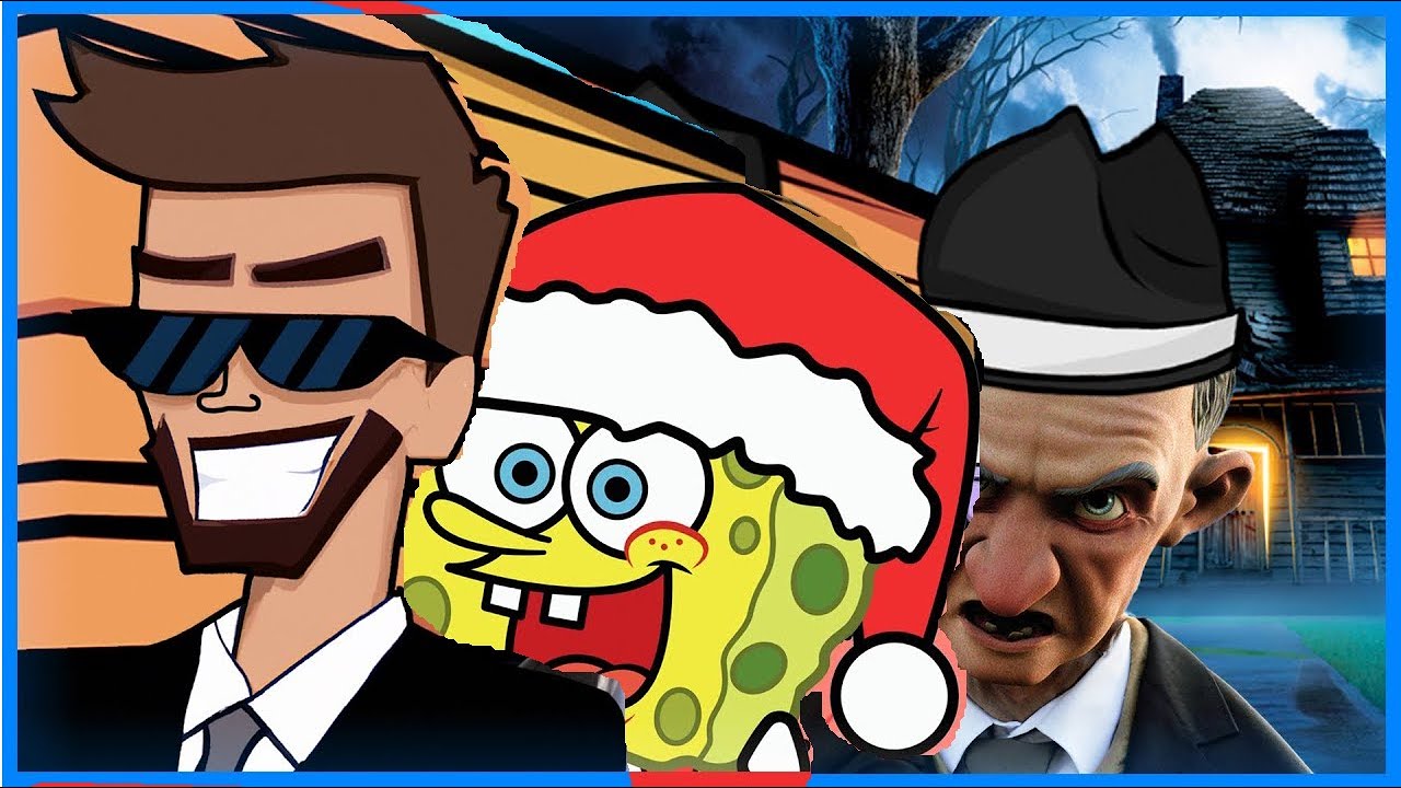 Monster House and SpongeBob Christmas Coffin Dance Mashup @Ozyrys - YouTube