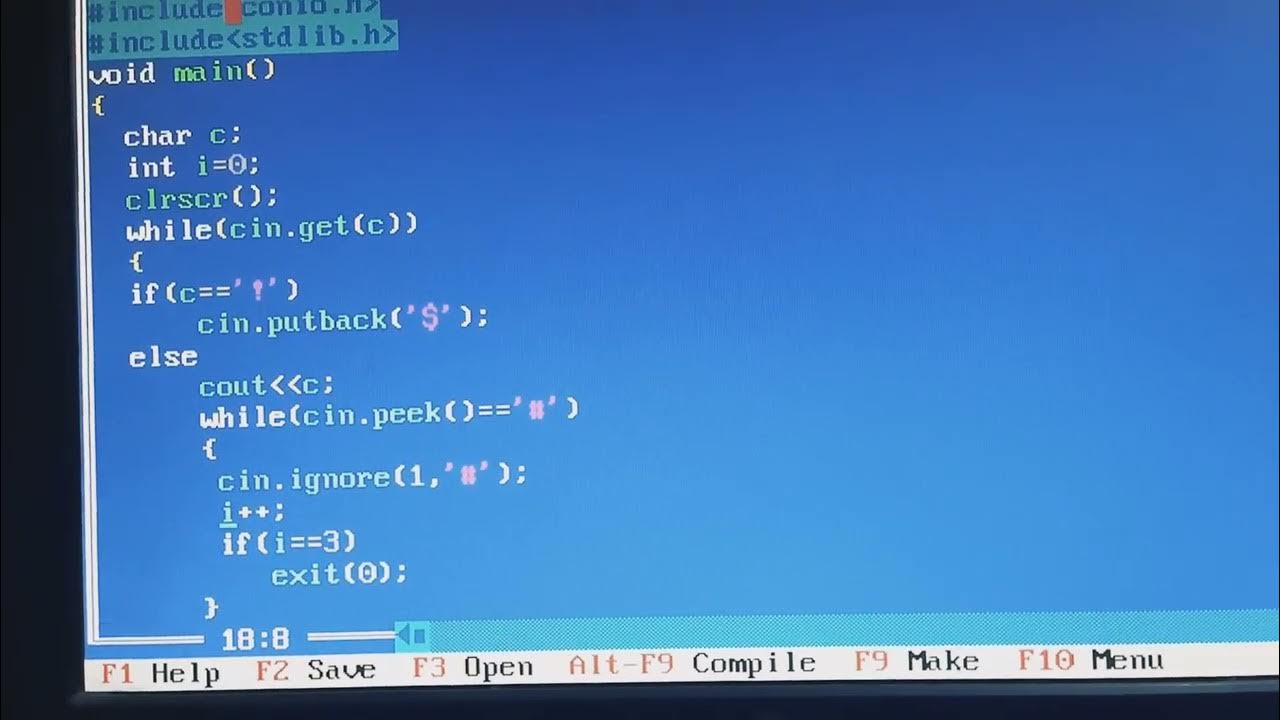 Peek and putback() functions in cpp Explained in Hindi 👍 - YouTube