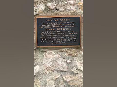 Clara Driscoll quote/ memorial - YouTube