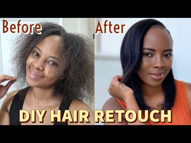 Before And After Natural Relaxed Hair Is A Healthy Hair Relaxer Ever
