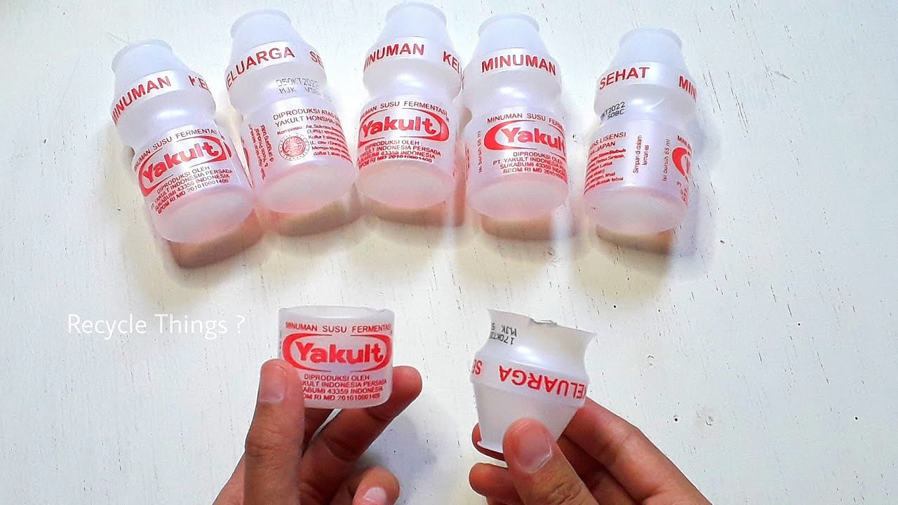 Ide Daur ulang Botol YAKULT yang Indah | Kalian akan menyukainya! - YouTube