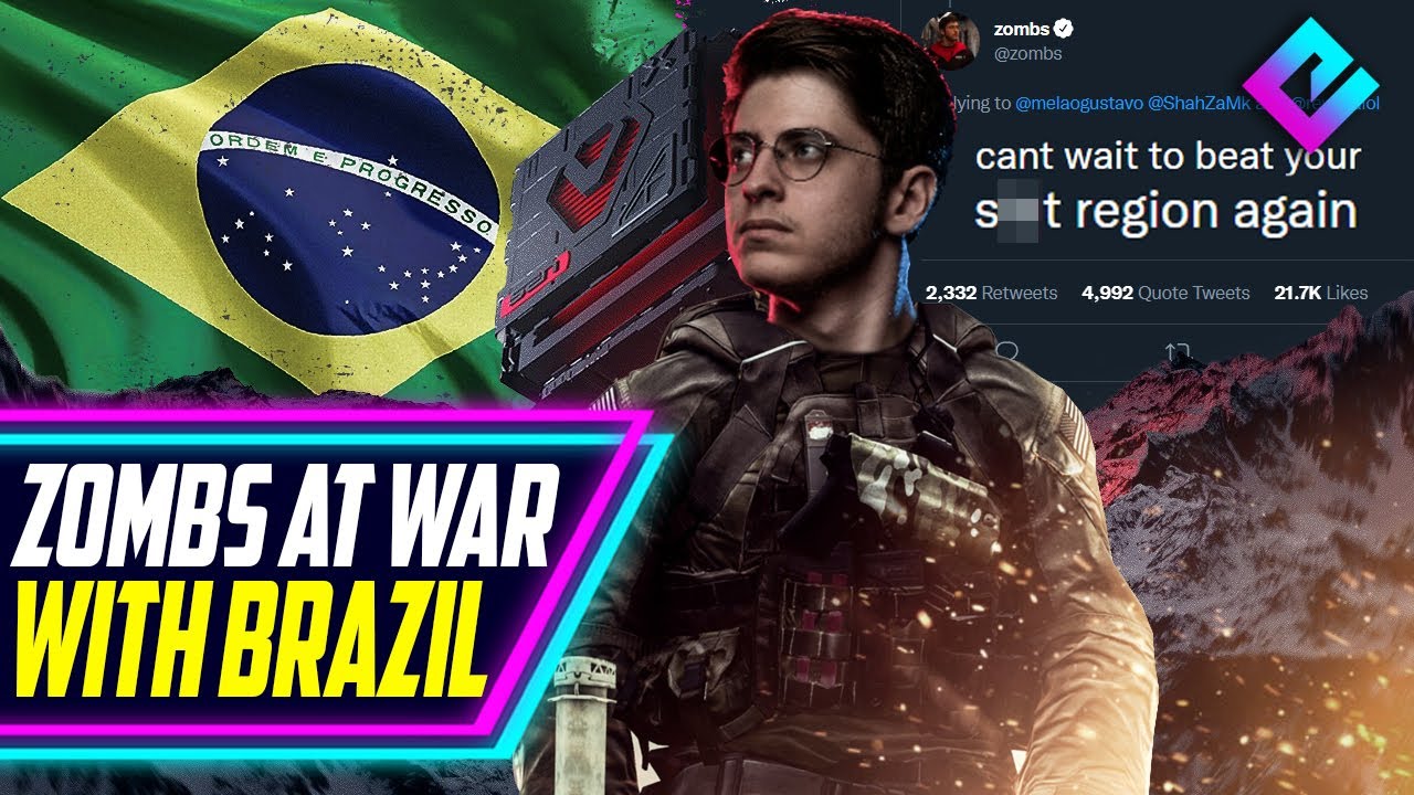 Zombs Calls Brazil "a sh*t region" in Valorant - YouTube