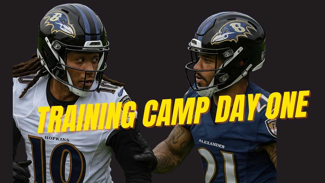 RAVENS DAY ONE TRAINING CAMP - YouTube