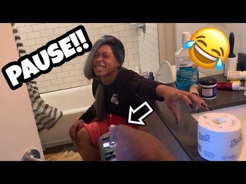 PAUSE CHALLENGE WITH GIRLFRIEND FOR 24 HOURS! *Bad Idea* - YouTube