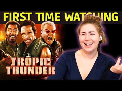 YORKSHIRE GIRLS FIRST TIME WATCHING 'TROPIC THUNDER' (2008) MOVIE REACTION