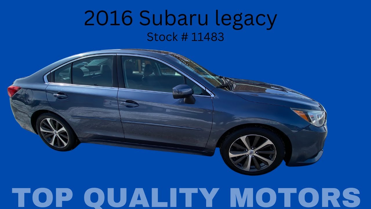 2016 Subaru Legacy, stock #11483 - YouTube