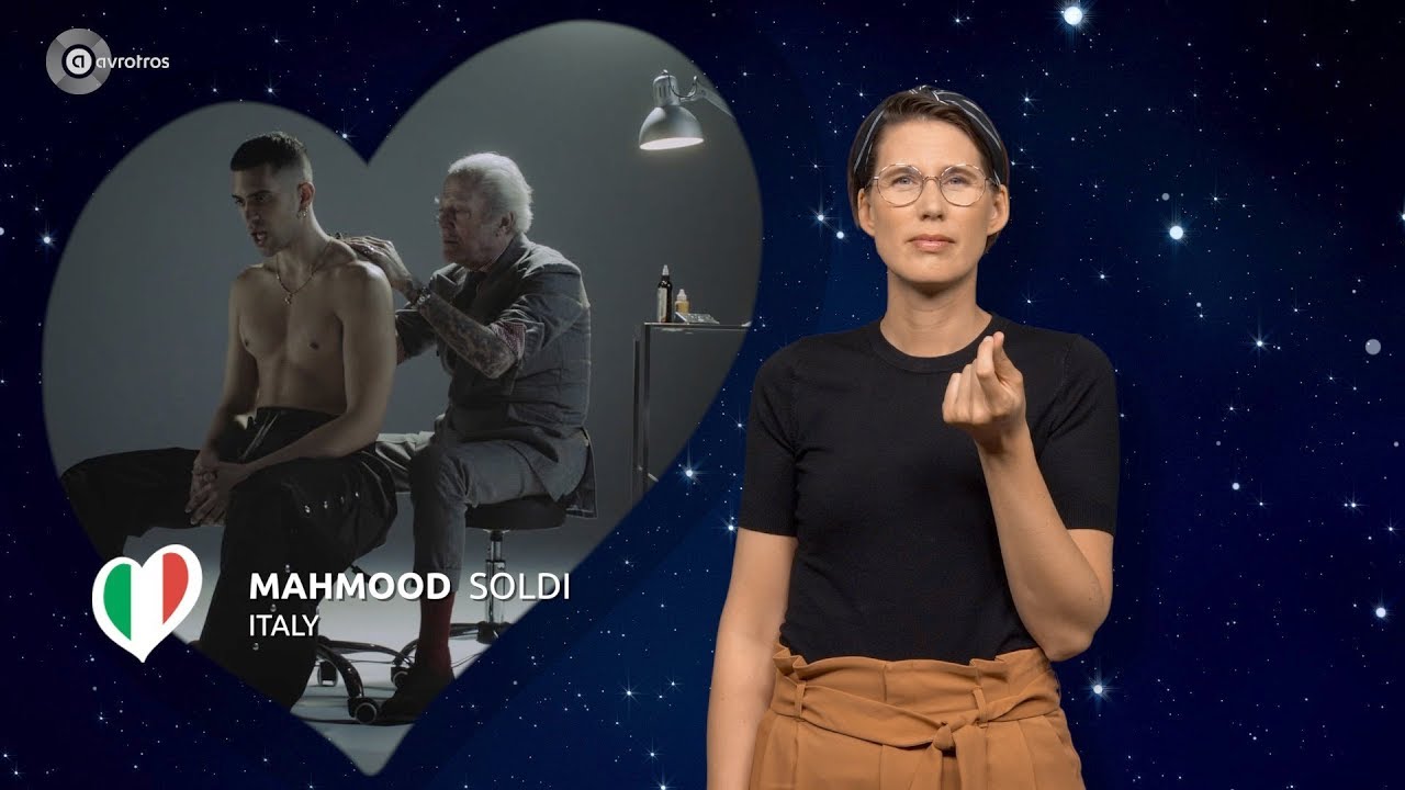 Mahmood - Soldi | Italië 🇮🇹 | Gebarentaal | ESC19 - YouTube