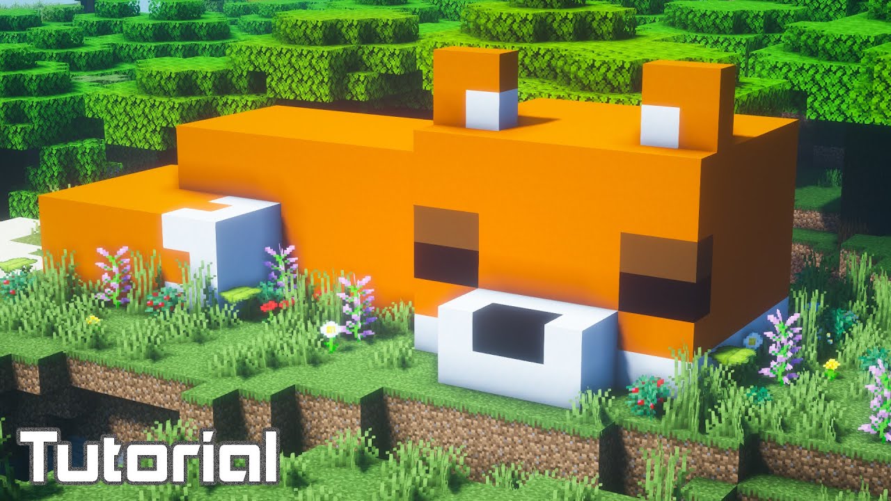 Minecraft: Xây Nhà Con Cáo [How to Build a Fox House] - YouTube