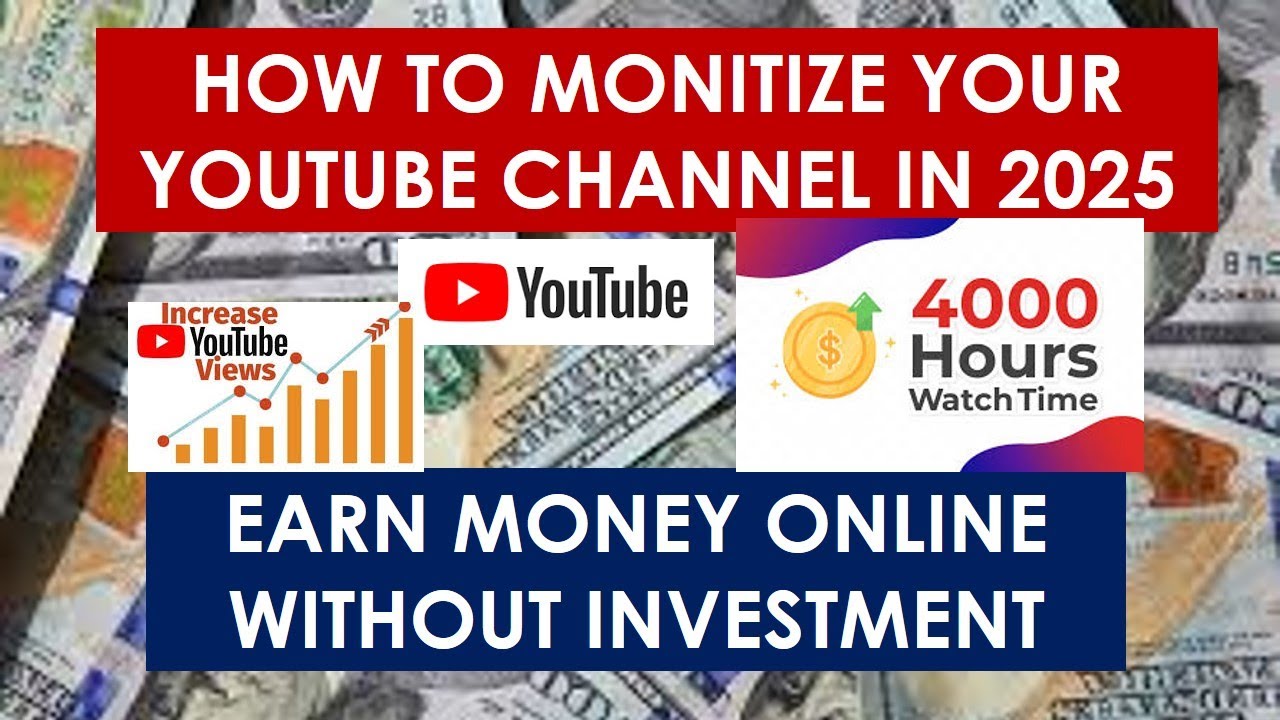 Earn money online without investment in 2025 - YouTube