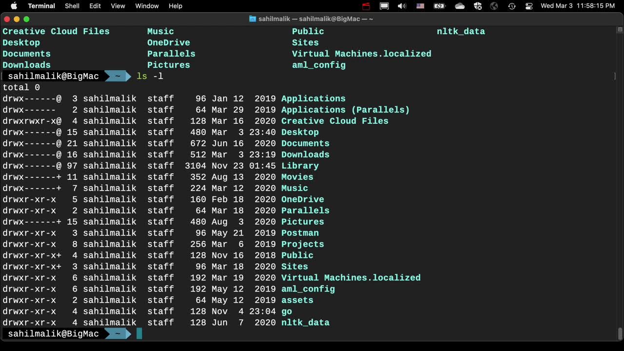 Terminal trick: Numbering output - YouTube