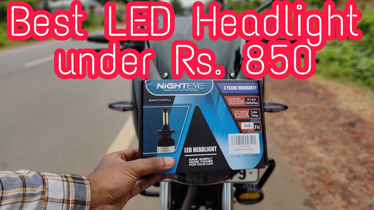 NightEye LED Headlight installation || Pulsar 150 Twin Disc ABS ...