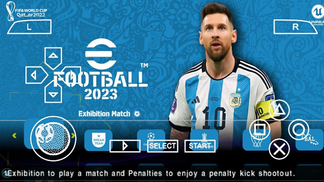 Efootball PES 2023 PSP Piala Dunia| Argentina Edition Camera Long PS5 ...
