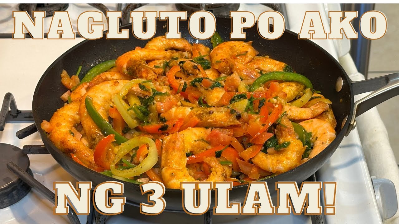 Nagluto po ako ng 3 ulam sa aking pamilya! - YouTube