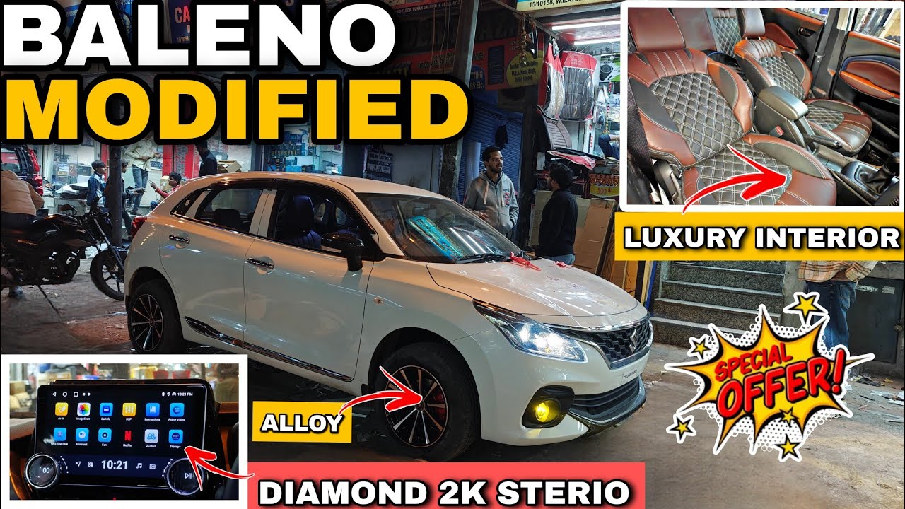 Maruti Baleno Sigma Modified Under 60K Alloys Included😱 Baleno ...