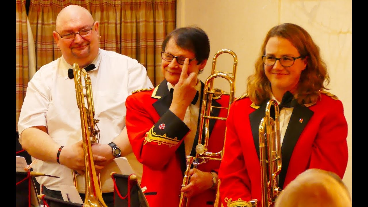 Dobcross Silver Band - Frolic For Trombones - YouTube