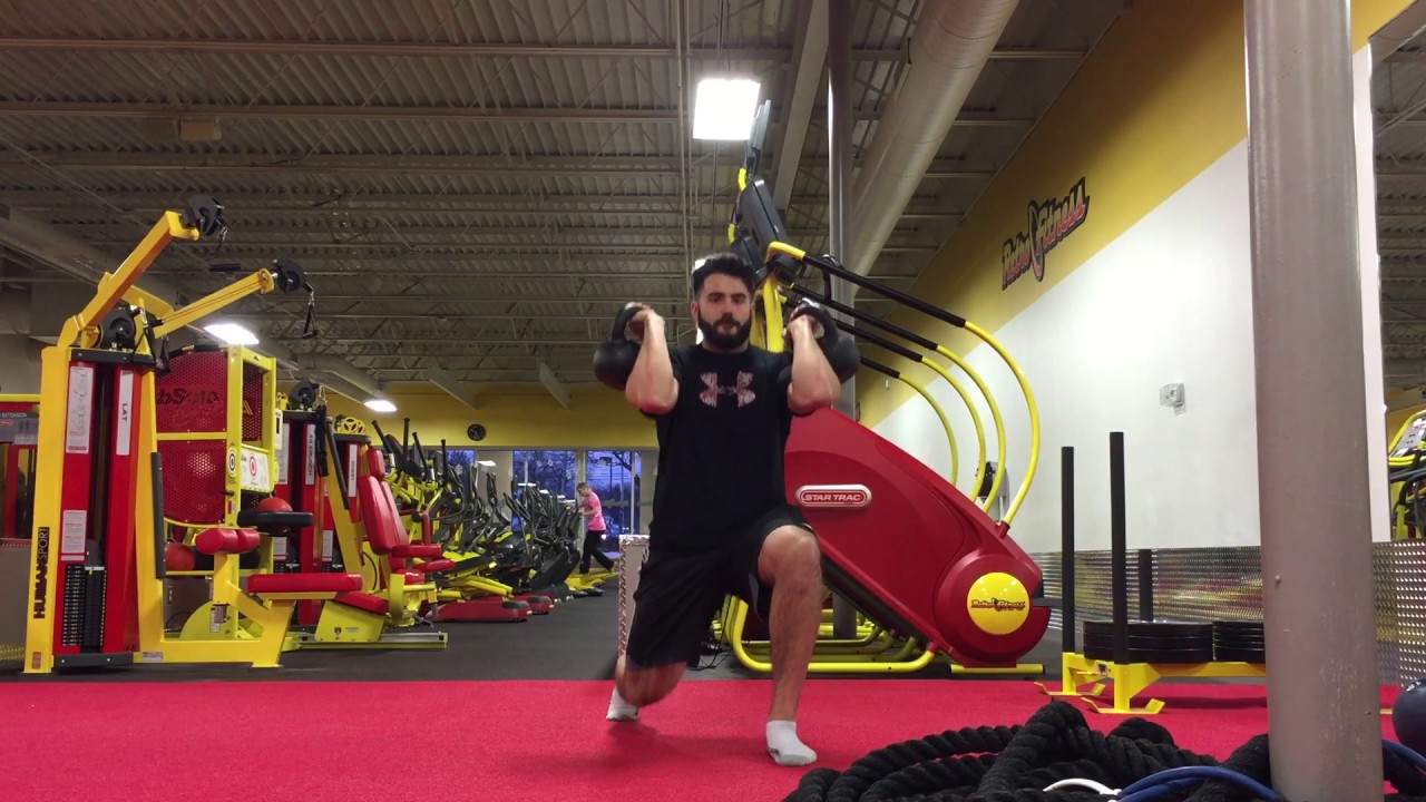 Kettlebell Front Rack Split Squat - YouTube