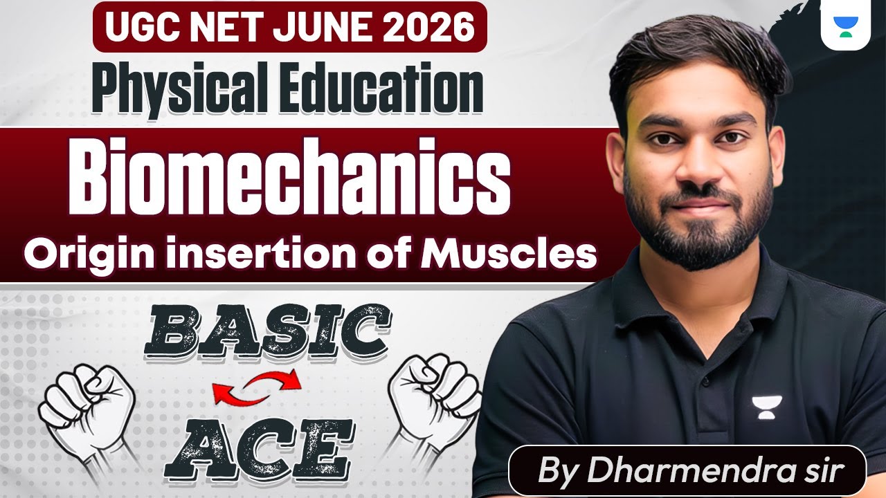 UGC NET Physical Education | Biomechanics - Origin insertion of Muscles ...