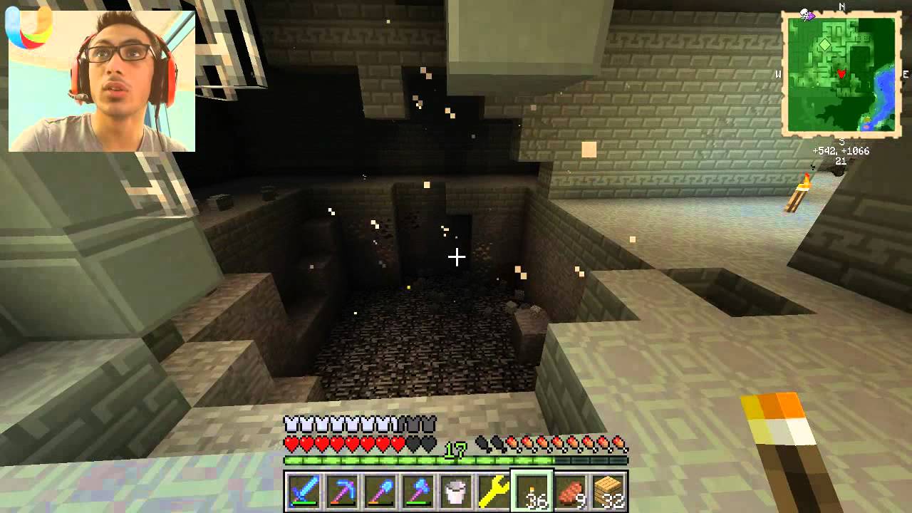 ماين كرافت : بقرة سريعة !!!#16|16# Minecraft FTB : d7oomy999 - YouTube