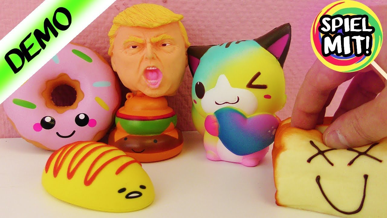ULTIMATIVE ANTI STRESS MITTEL: SQUISHY + SQUEEZE TOYS! Donald Trump ...