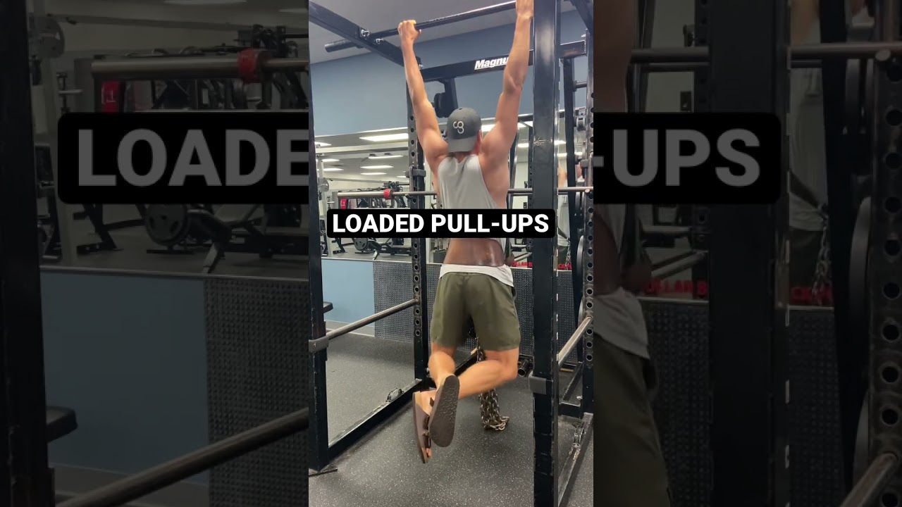 Loaded pull ups. - YouTube