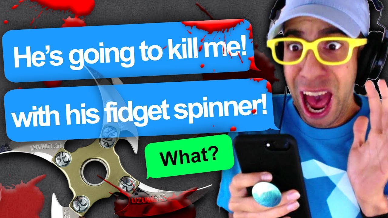 Almost killed with a fidget spinner! (Tap - Death by Fidget Spinner ...