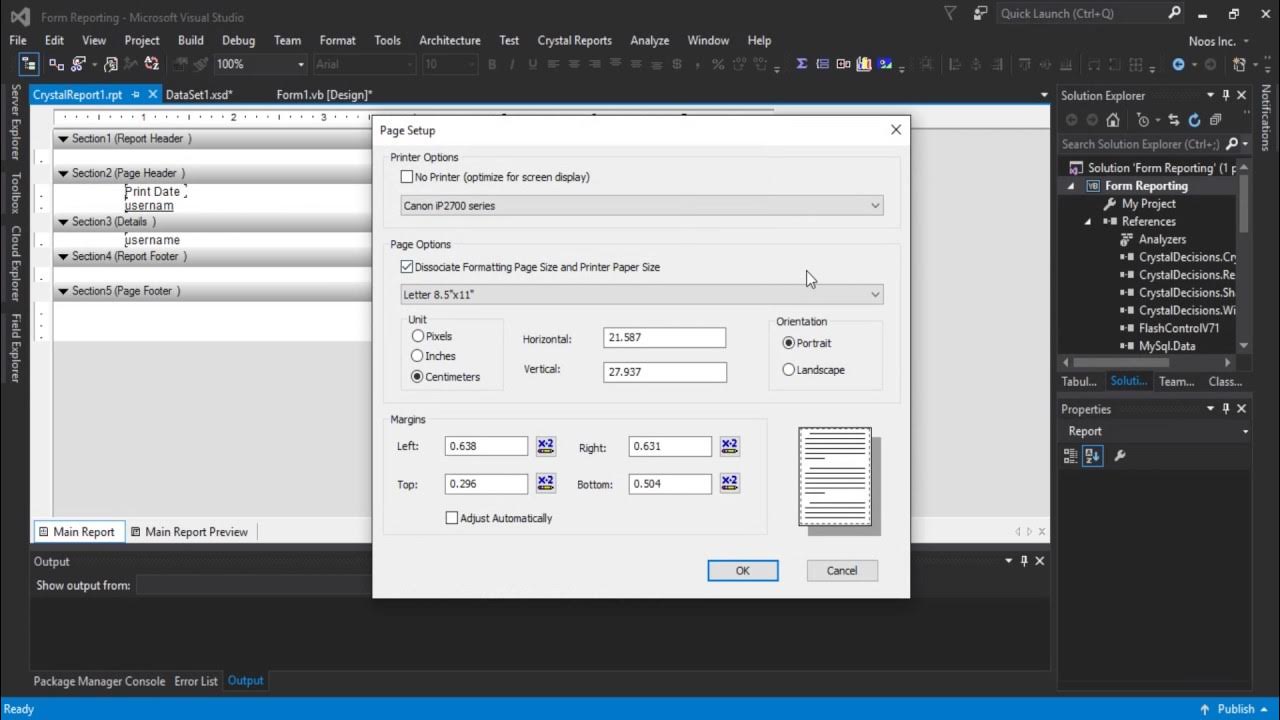 Create Report Using Crystal Report in VB.NET - YouTube