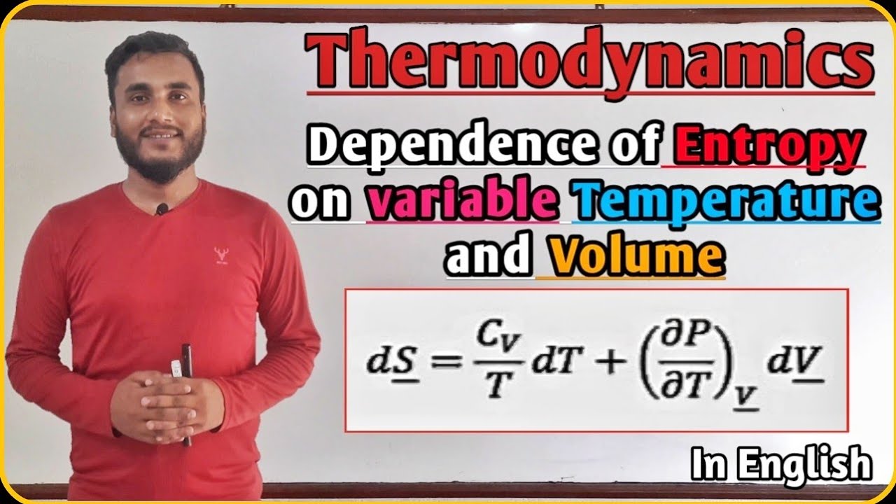 Dependence of entropy on variable Temperature and Volume ...