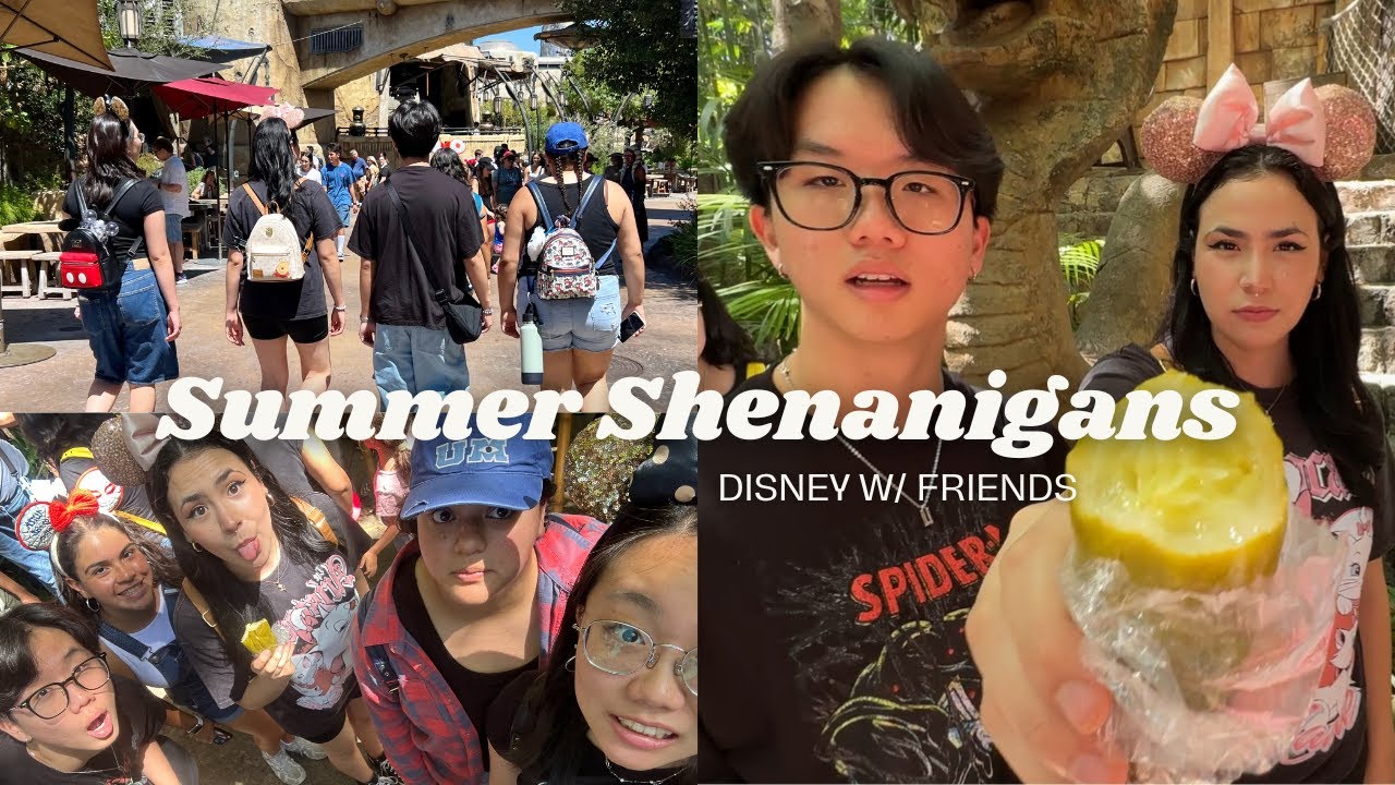 summer shenanigans: disney with friends - YouTube