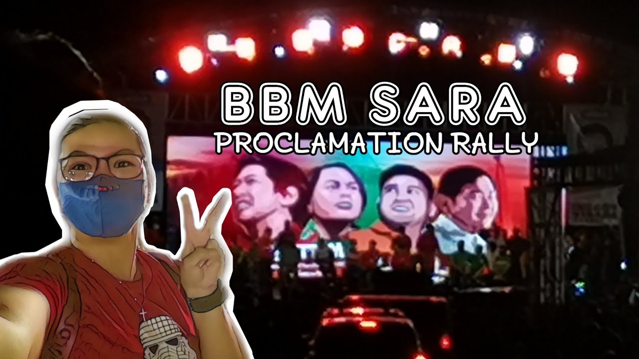 BBM SARA PROCLAMATION RALLY AT NORTH CALOOCAN - YouTube
