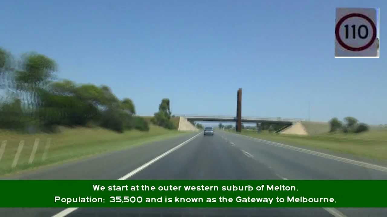 Western FWY, Melton to Pykes Creek Reservoir - YouTube