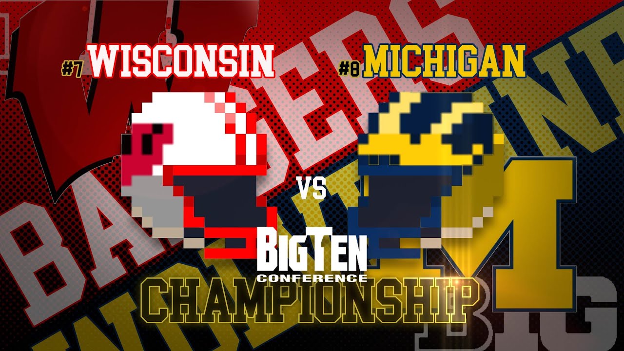 Big 10 Championship Game / Wisconsin vs Michigan - YouTube