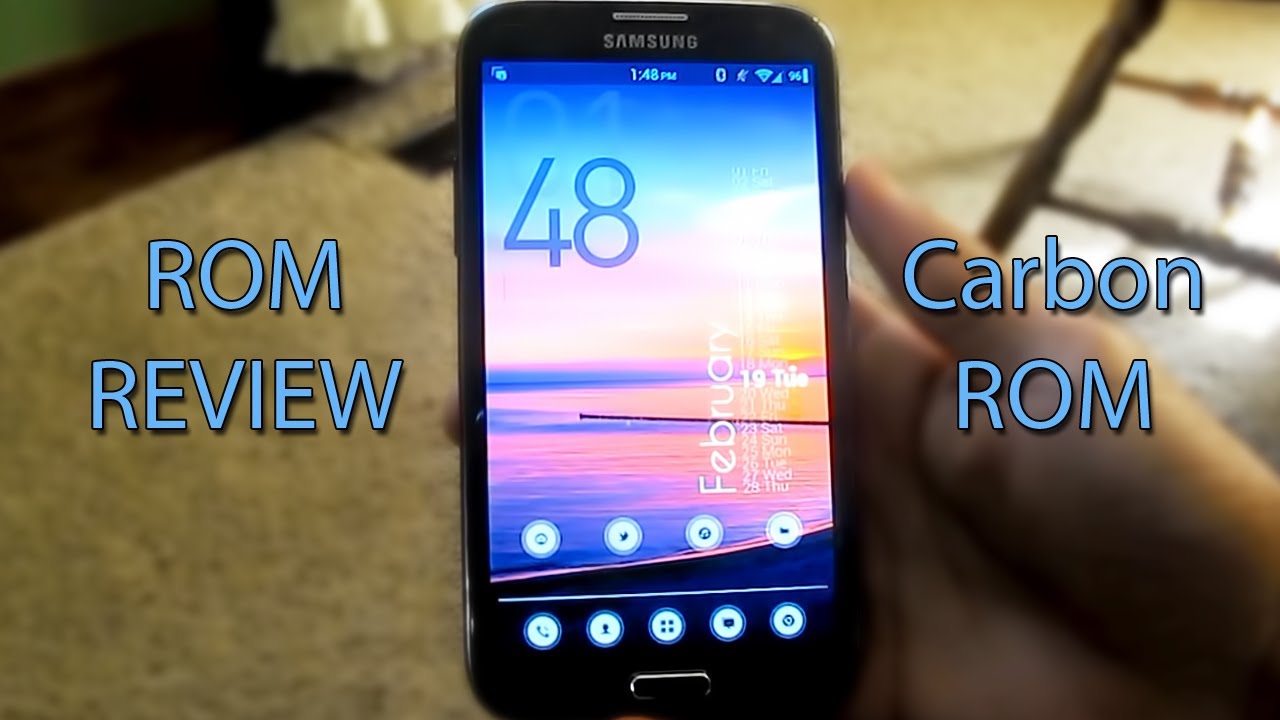 ROM Review - CarbonROM (Note 2, SIII, Nexus') - YouTube