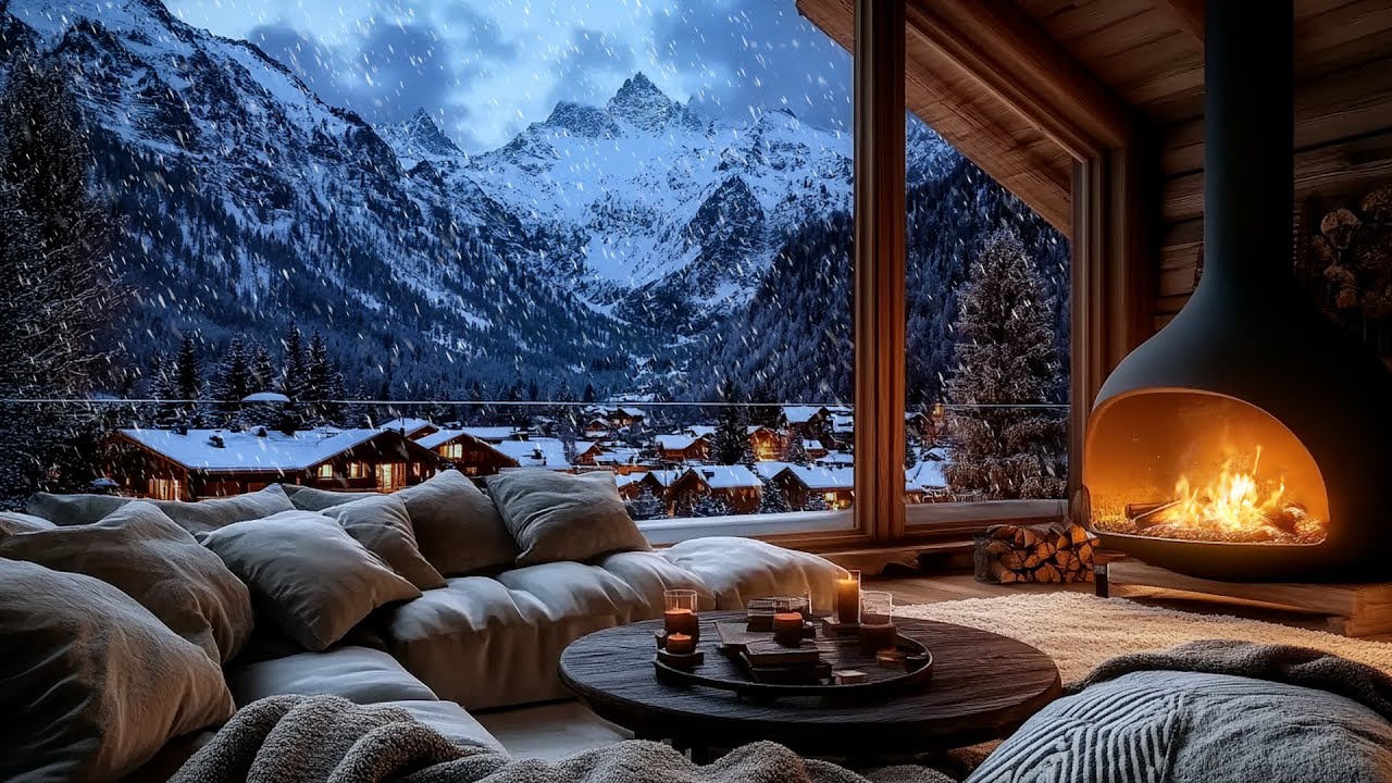 Let the Magic of Snow and Fireplace Sounds Guide You to Serenity and ...