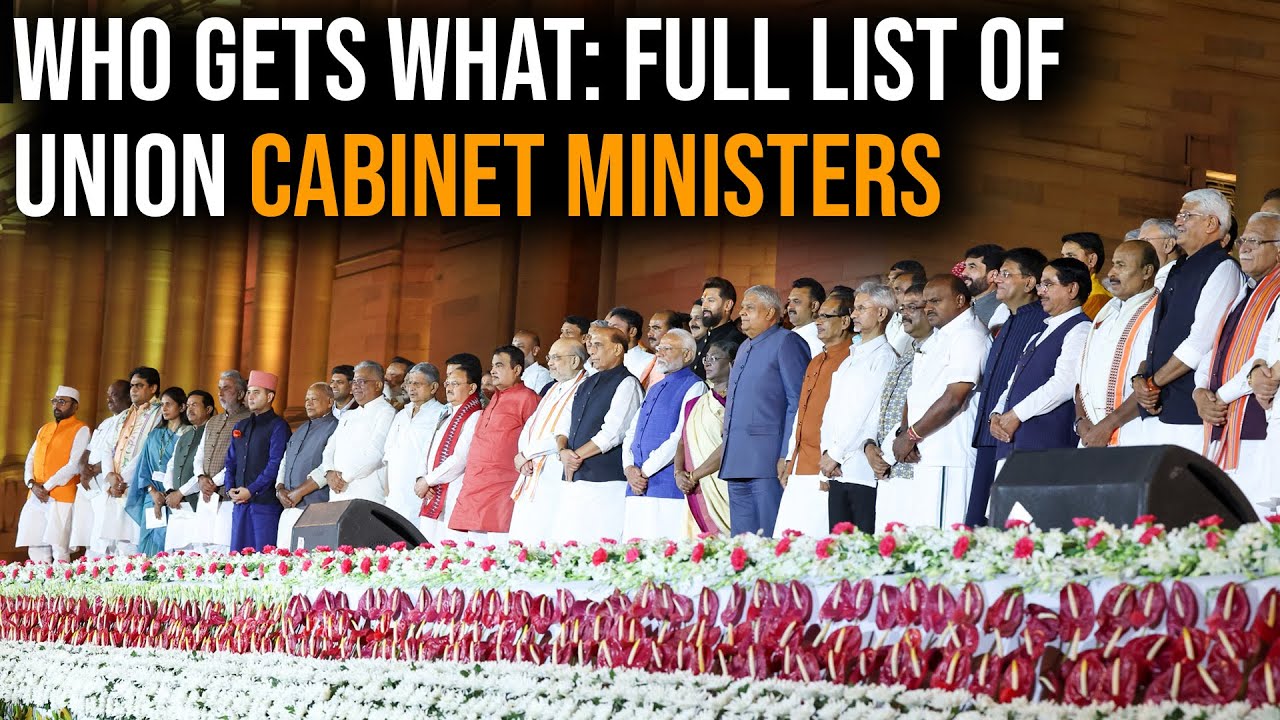 Full List Of Union Cabinet Ministers: Who Gets What? | Amit Shah ...