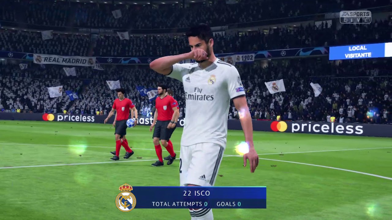 EL CLASSICO 2019, FIFA 19 GAMEPLAY, UEFA CHAMPIONS LEAGUE 1ST LEG - YouTube
