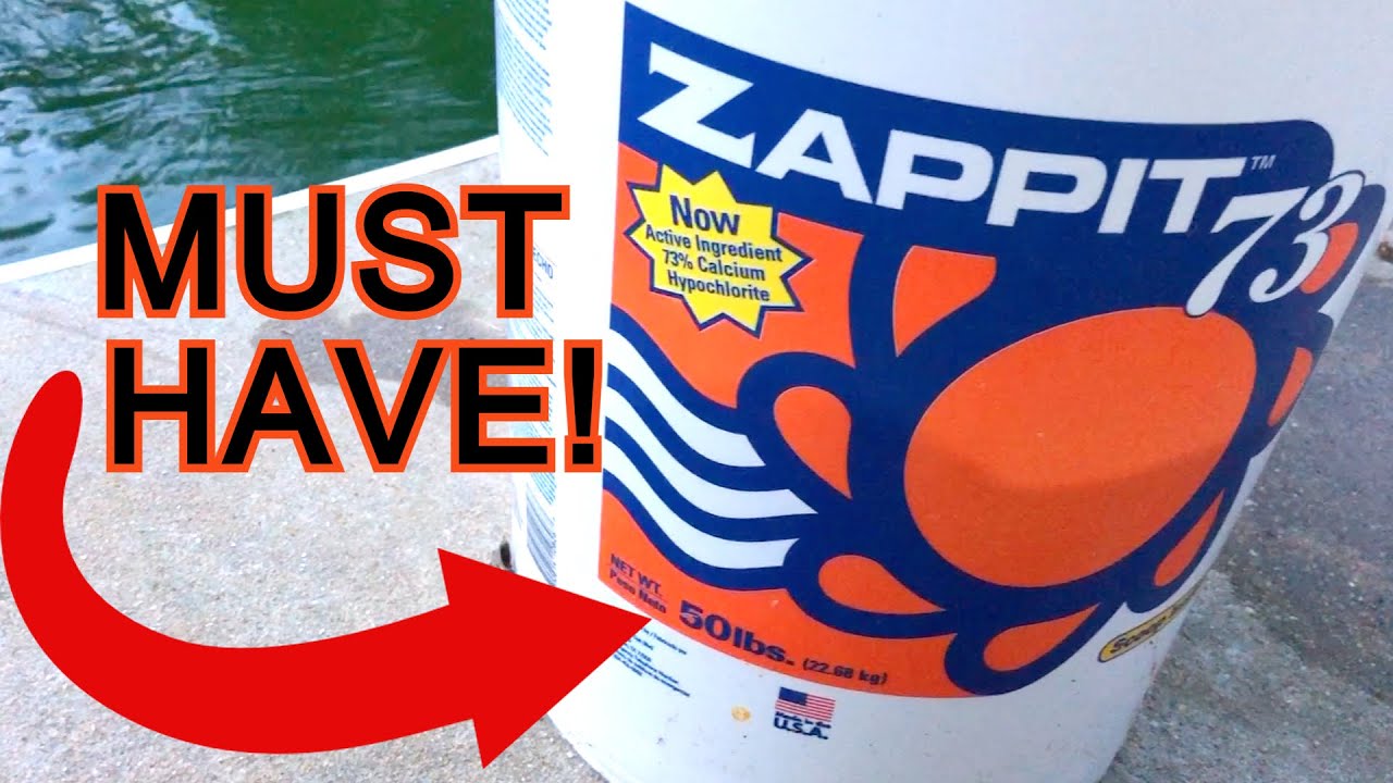 Zappit 73% Cal Hypo Pool Shock - Calcium Hypochlorite Super Shock 50lb ...