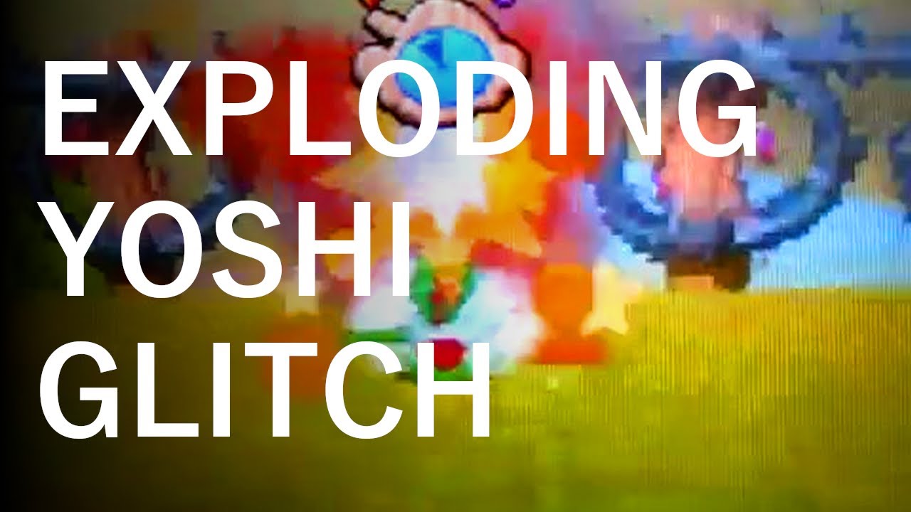 Super Mario 64 DS - Exploding Yoshi Glitch - YouTube