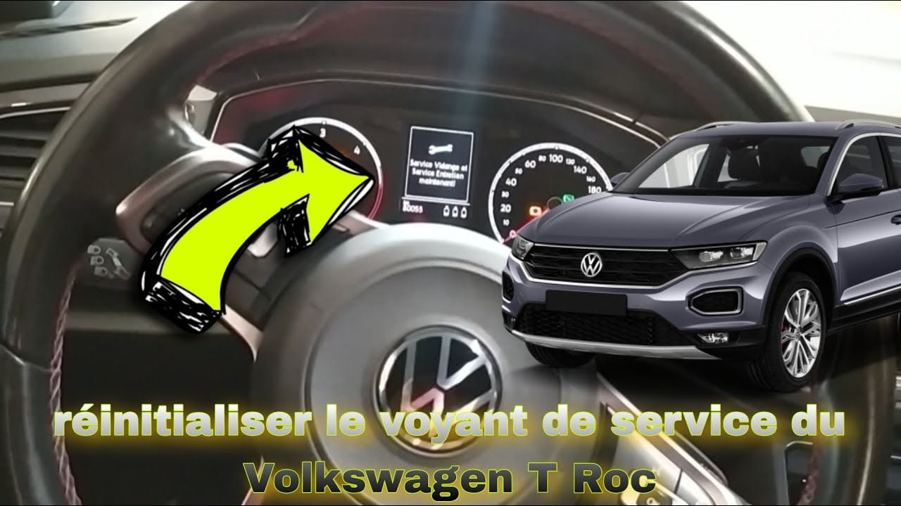 Réinitialiser le service entretien ,vidange ,volkswagen T Roc - YouTube