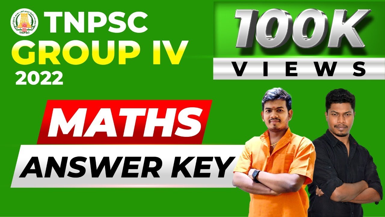 TNPSC Group 4 Answer Key 2022 Maths Veranda Race YouTube tnpsc-group-4-answer-key-2022-maths-veranda-race-youtube