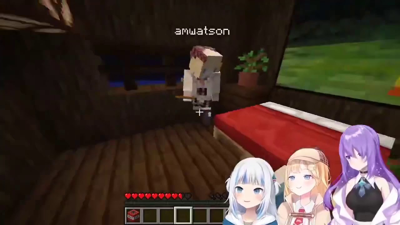 Gura Instantly Says Yes To Share A Bed With Amelia Youtube